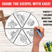 Salvation Color Wheel, Printable Bible Verse Activity, Colors of the ...