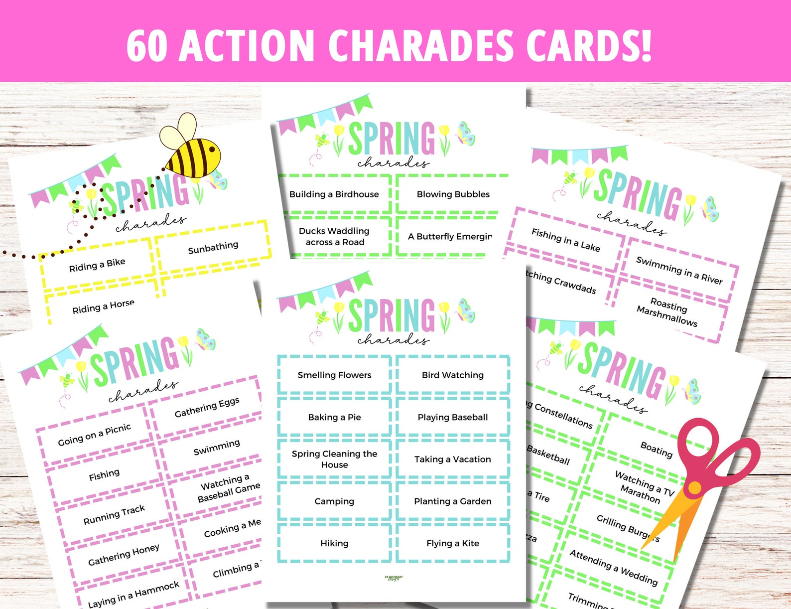 Spring Themed Game Bundle, Fun Printable Spring Games, 10 Game Bundle ...