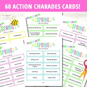 Spring Themed Game Bundle, Fun Printable Spring Games, 10 Game Bundle ...
