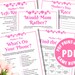 Mothers Day Game Bundle, Printable Mothers Day Games, Mothers Day Gift ...