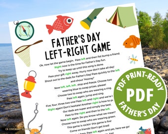 Left-right Game, Fathers Day Left-right Song, Fathers Day Party Games ...