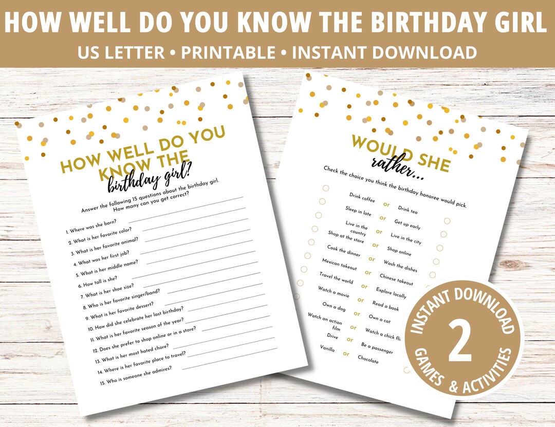 Party Game, Birthday Games, Womens Birthday, Women's Birthday Party ...