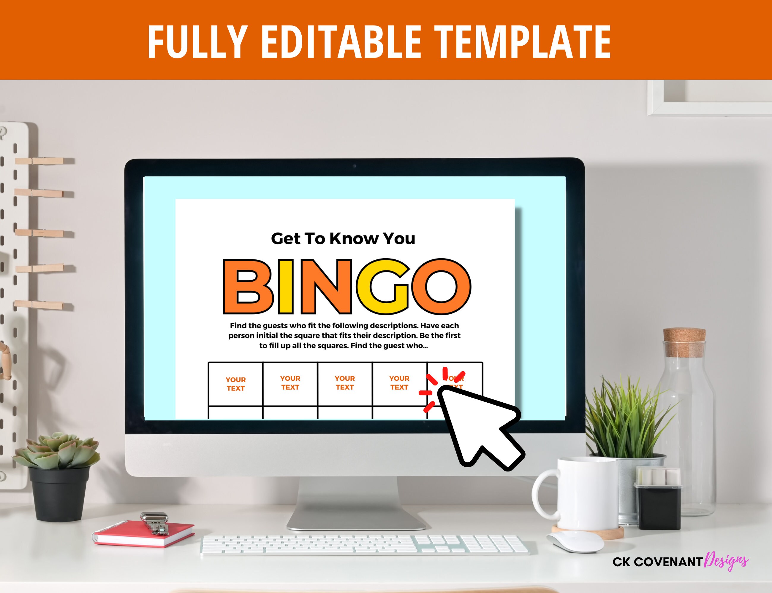 Get to Know You Bingo, Find Someone Who Bingo, Editable Printable Find ...