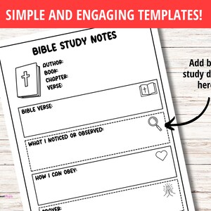 Sermon Notes for Children, Kids Sermon Notes, Sunday School, Kids ...