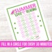 Summer Reading Chart for Kids, Summer Reading Tracker, Reading Chart ...