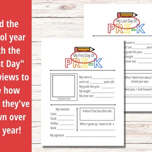 First Day of School, Last Day of School, Back to School, Homeschool ...