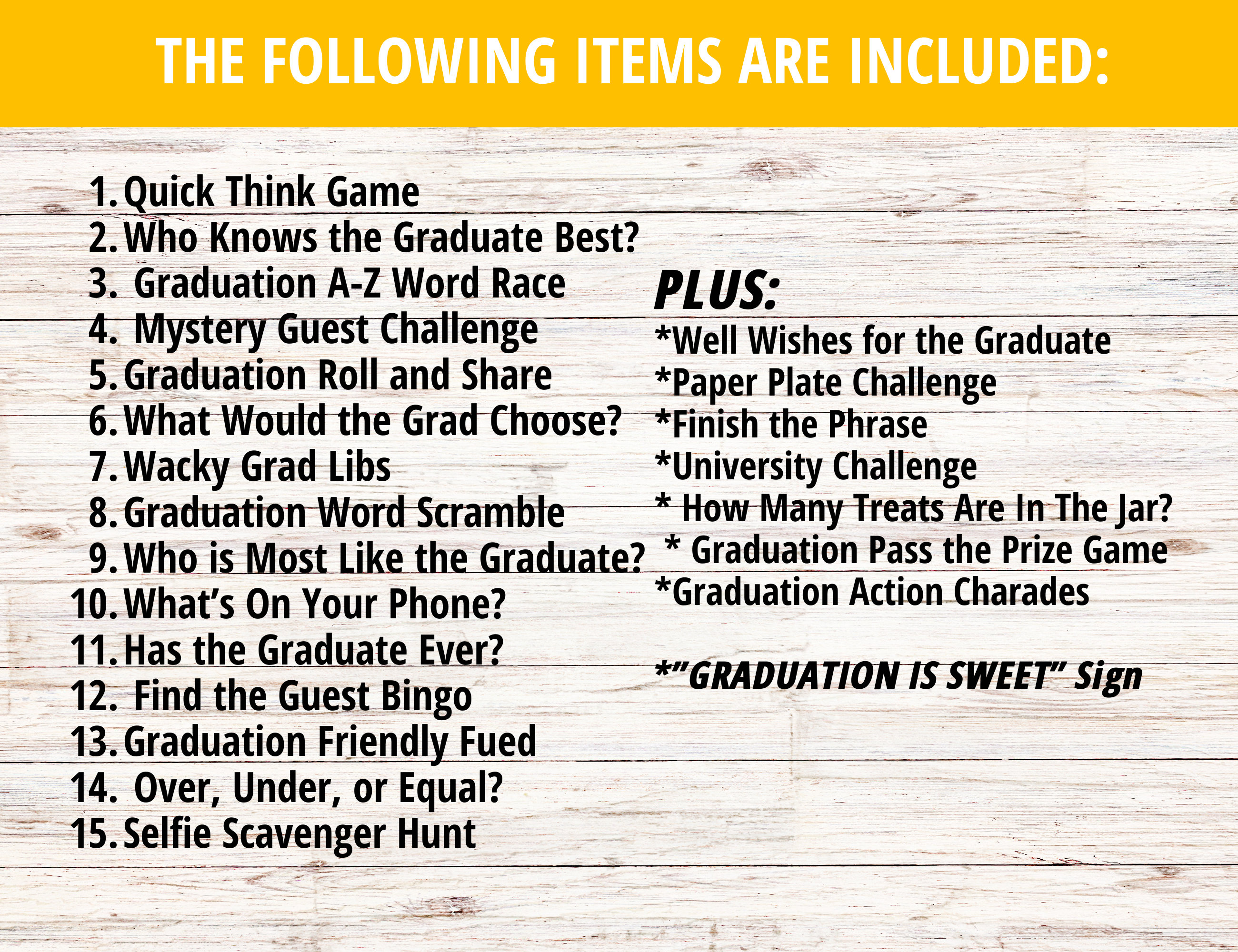 Graduation Games, Party Games, Graduation Game Bundle, Grad Party Games ...