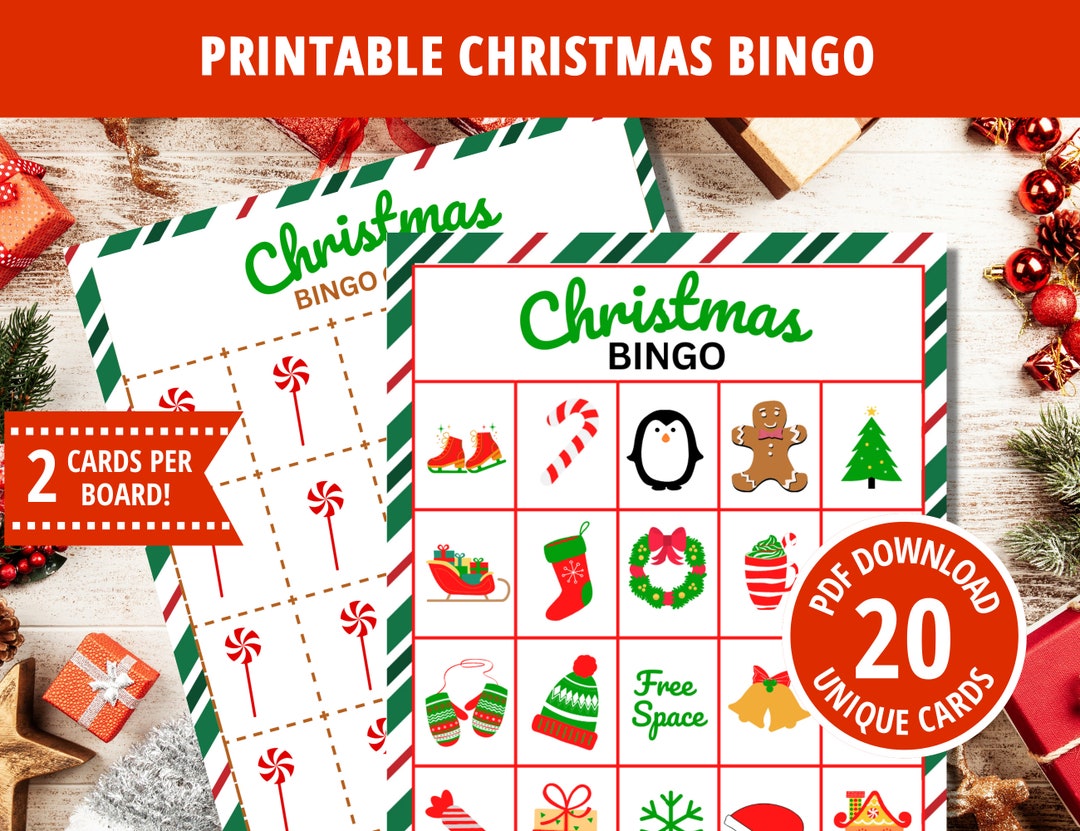 Christmas Bingo, Festive Fun, Fun Christmas Games, Christmas Party ...
