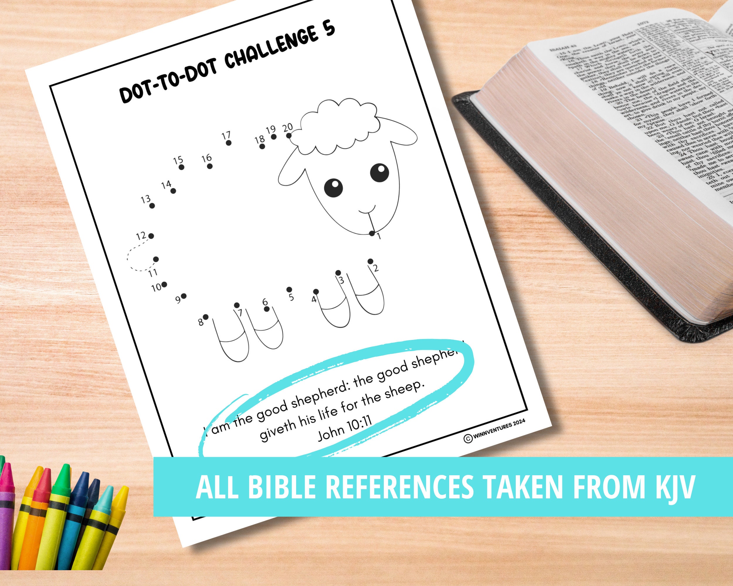 Super Bible Activity Workbook for Children, Bible Worksheets for Kids ...