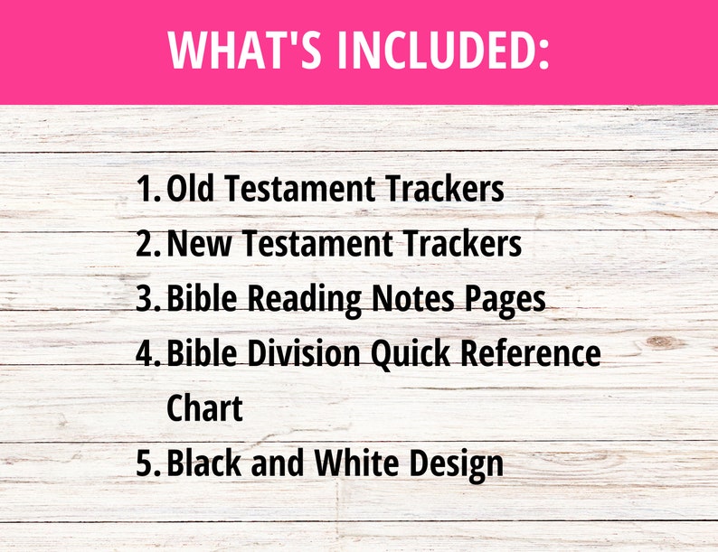 Bible Reading Checklist Bible Reading Plan Bible Reading - Etsy