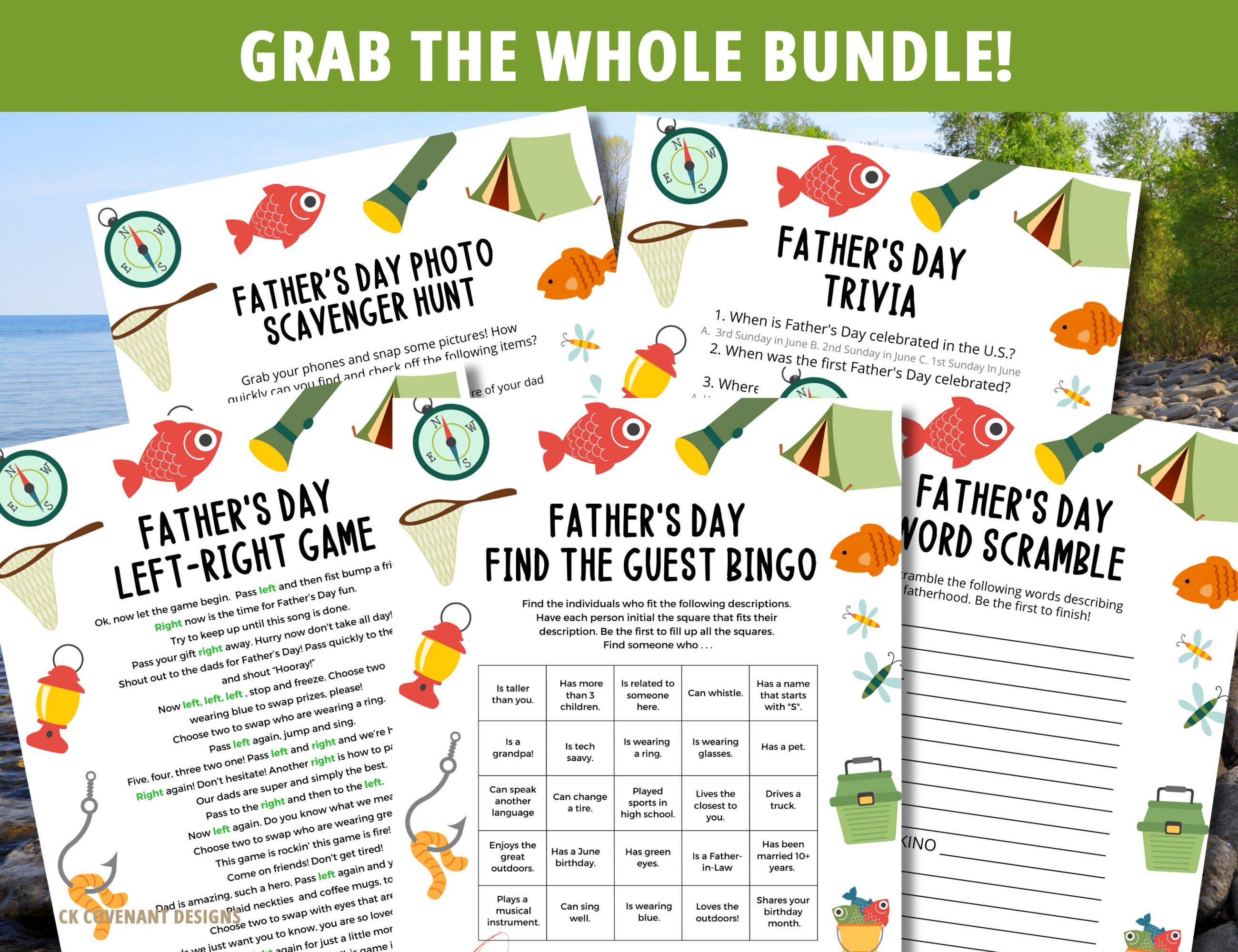 Fathers Day Game, Fathers Day Photo Scavenger Hunt, Father's Day Idea ...