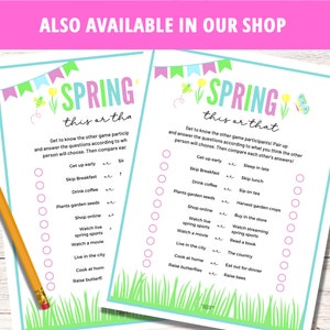 Spring Word Scramble Game, Printable Game, Games for Adults, Games for ...