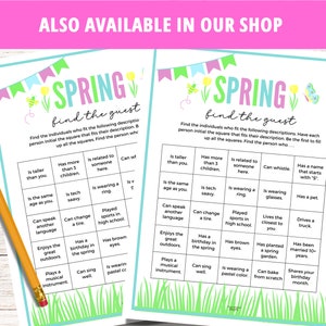 Spring Word Scramble Game, Printable Game, Games for Adults, Games for ...