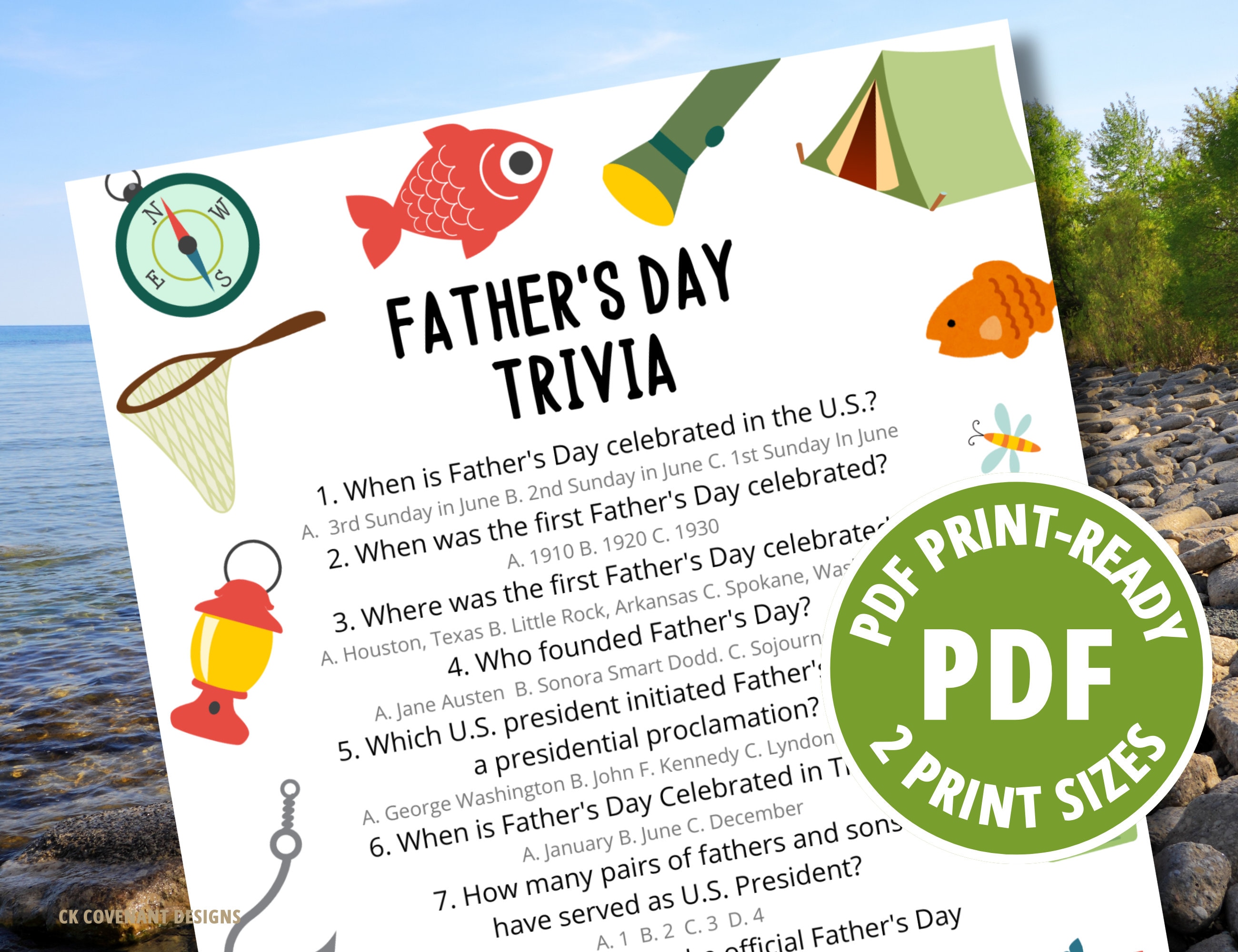 Fathers Day Game, Fathers Day Trivia Game, Party Games, Fathers Day ...