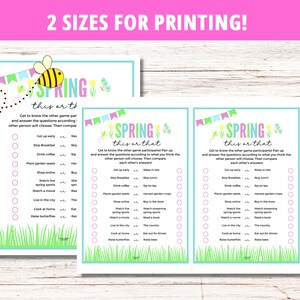 Spring Themed Game Bundle, Fun Printable Spring Games, 10 Game Bundle ...