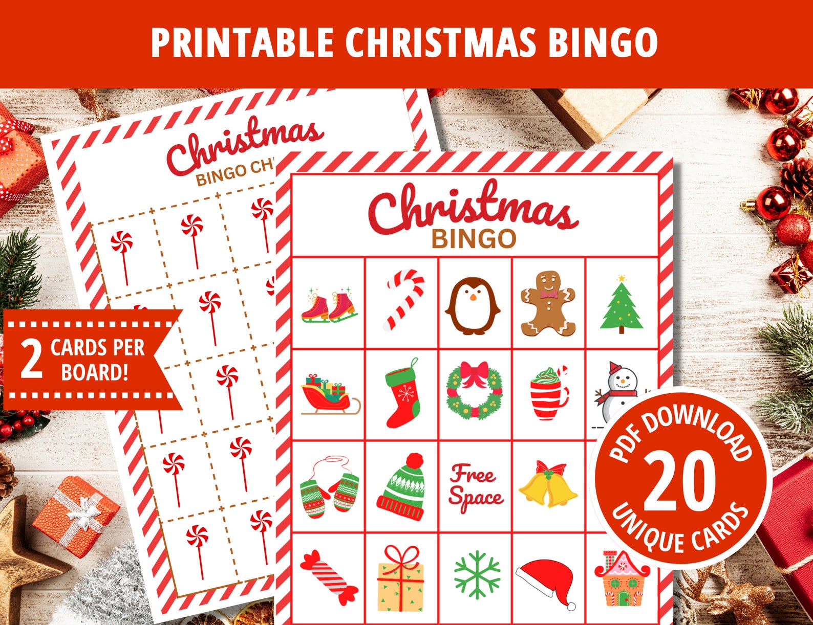 Christmas Bingo, Festive Fun, Fun Christmas Games, Christmas Party ...