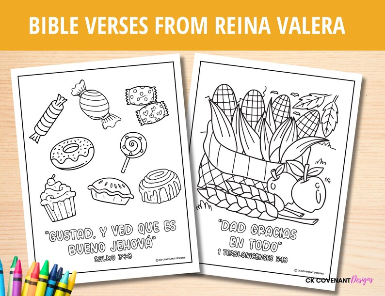 Thanksgiving Coloring Pages, Spanish Bible Verse Coloring Pages ...