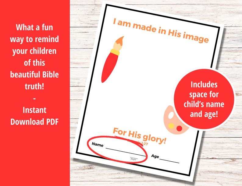 Bible Handprint Craft, Fingerprint Craft, Christian Bible Activity ...