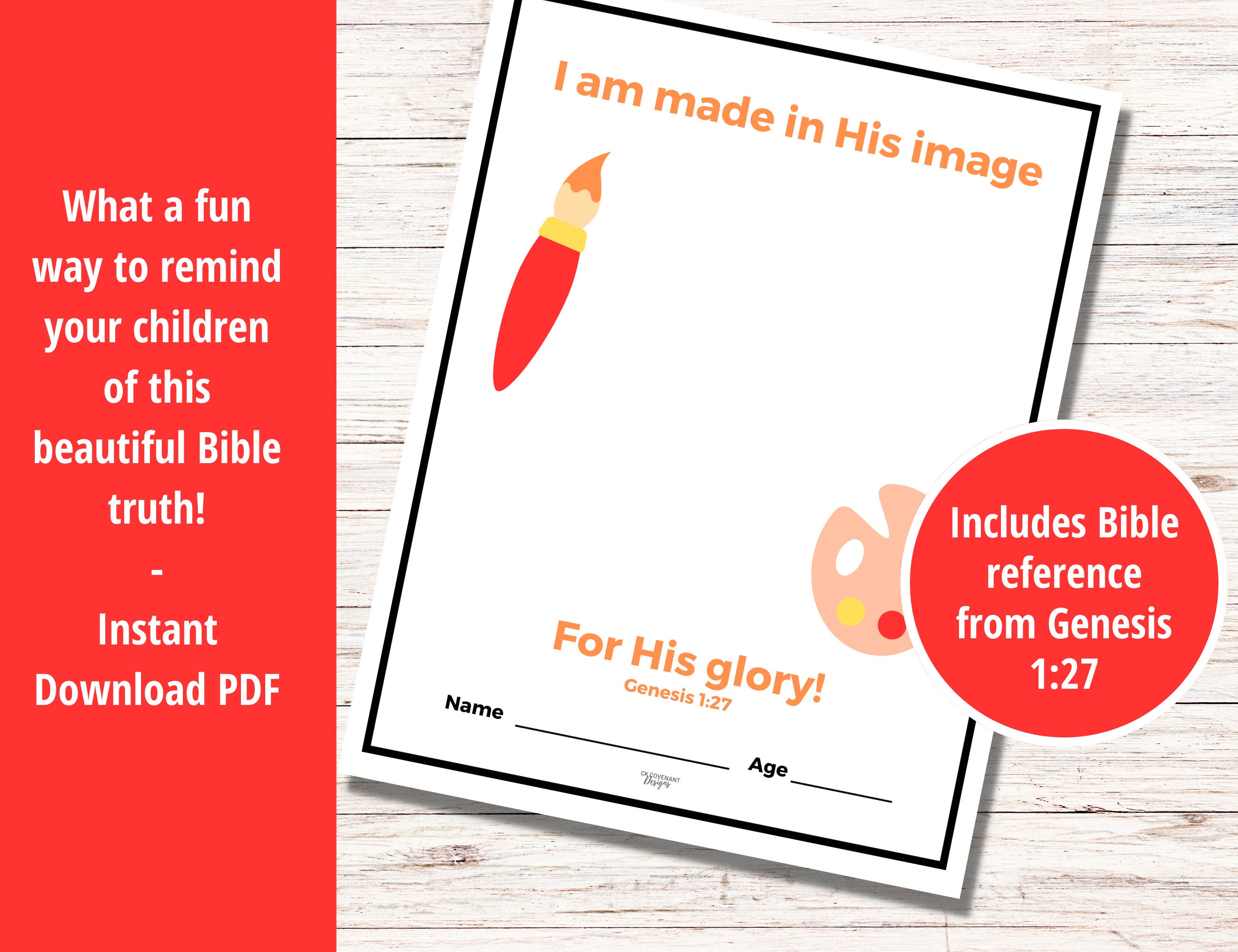 Bible Handprint Craft, Fingerprint Craft, Christian Bible Activity ...