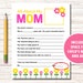 All About My Mom Mother's Day Activity, All About My Mom Kids Printable ...