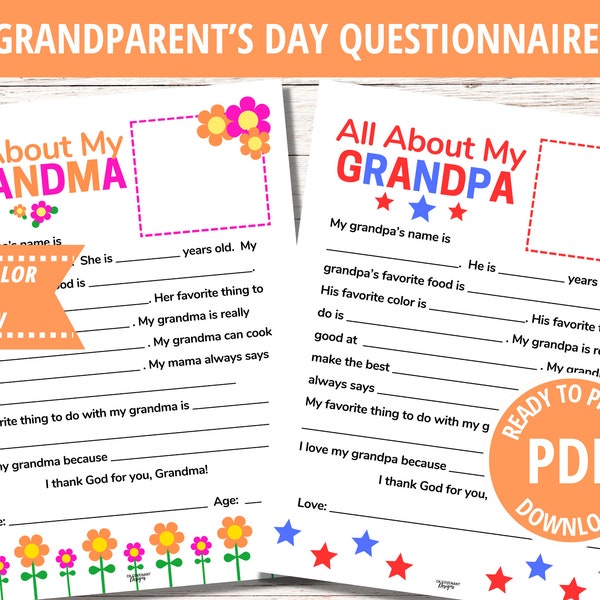Printables Grandparents Planner - Etsy