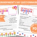 Grandparents Day Gift, All About Grandma, All About Grandpa, Gift From ...