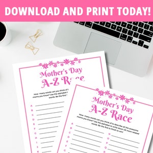 Mother’s Day Game Bundle, Printable Mother’s Day Games, Mother’s Day ...