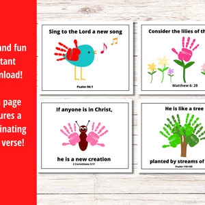 Bible Craft, Bible Handprint Craft, Valentine's, Handprint Art Craft ...