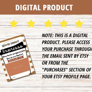 Pastor Appreciation Gift, Coffee Gift Card Holder, Clergy Appreciation ...