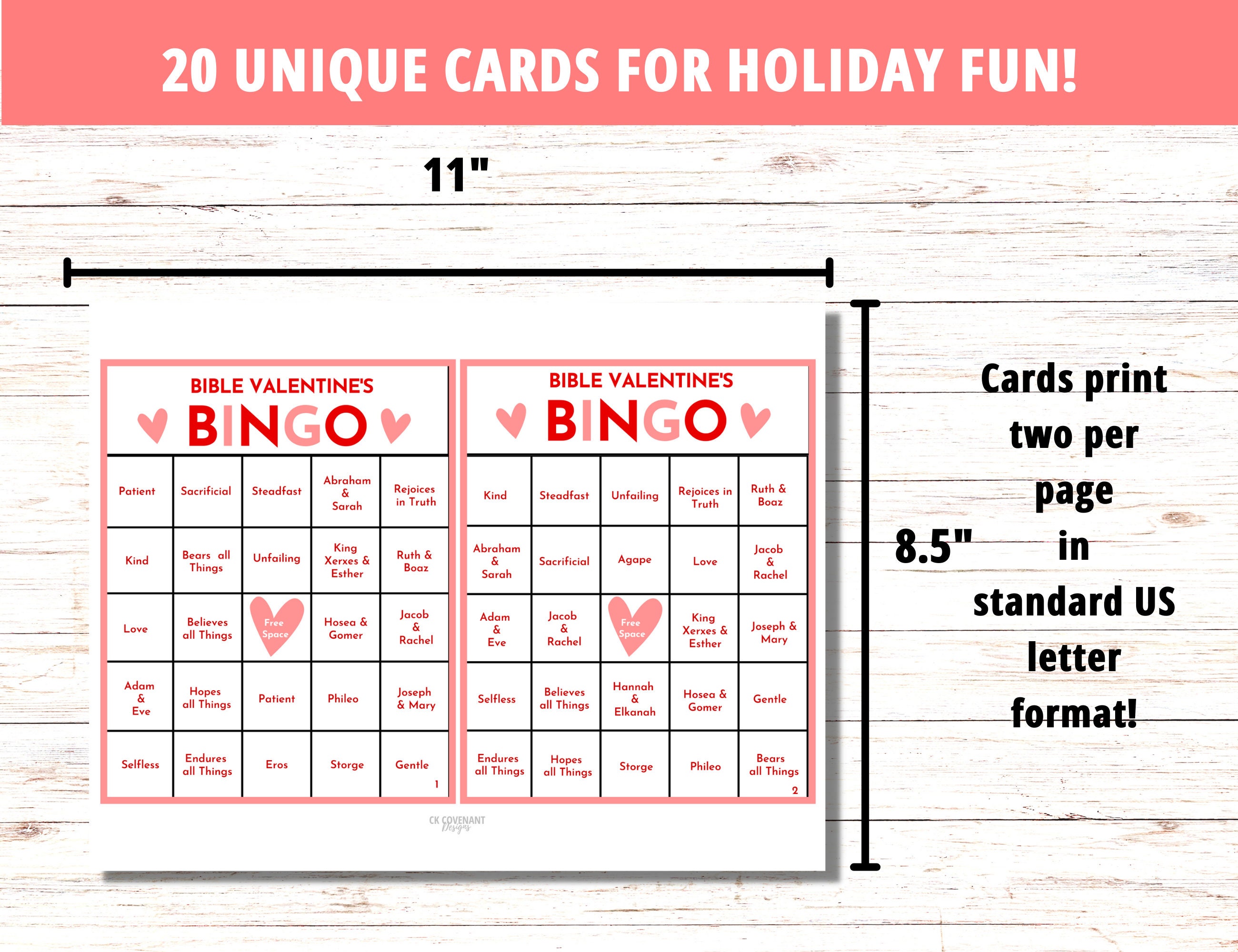 Bible Valentine's Bingo, Bible Bingo, Valentine's Day, Valentine's ...