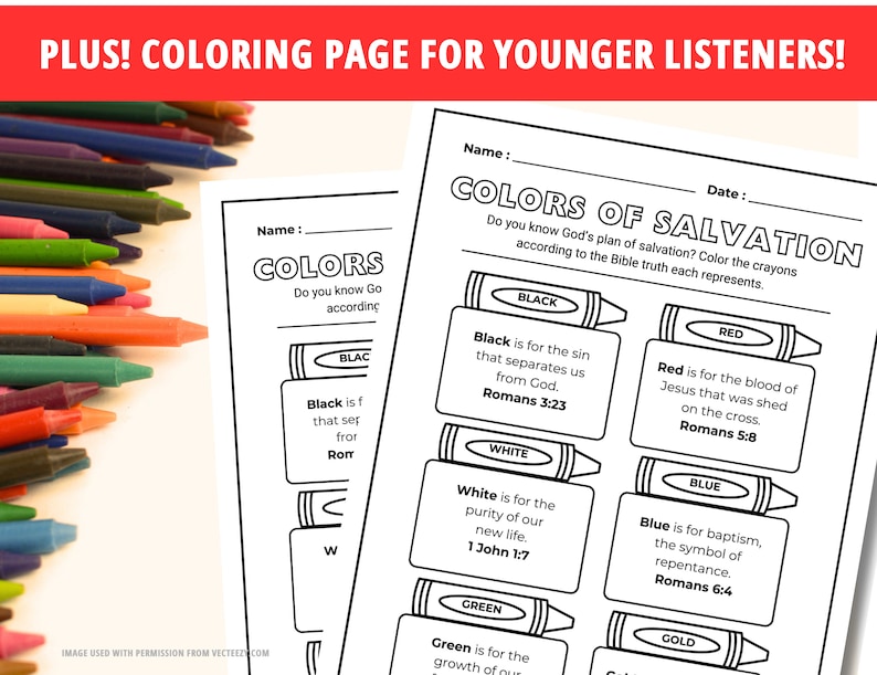 Gospel Colors Bookmarks, Printable Gospel Card, Gospel Card, Prayer ...