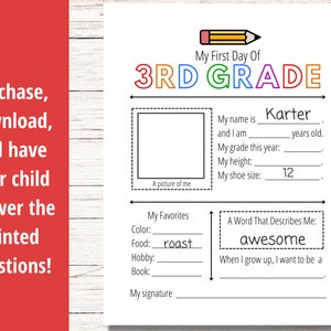 First Day of School, Last Day of School, Back to School, Homeschool ...