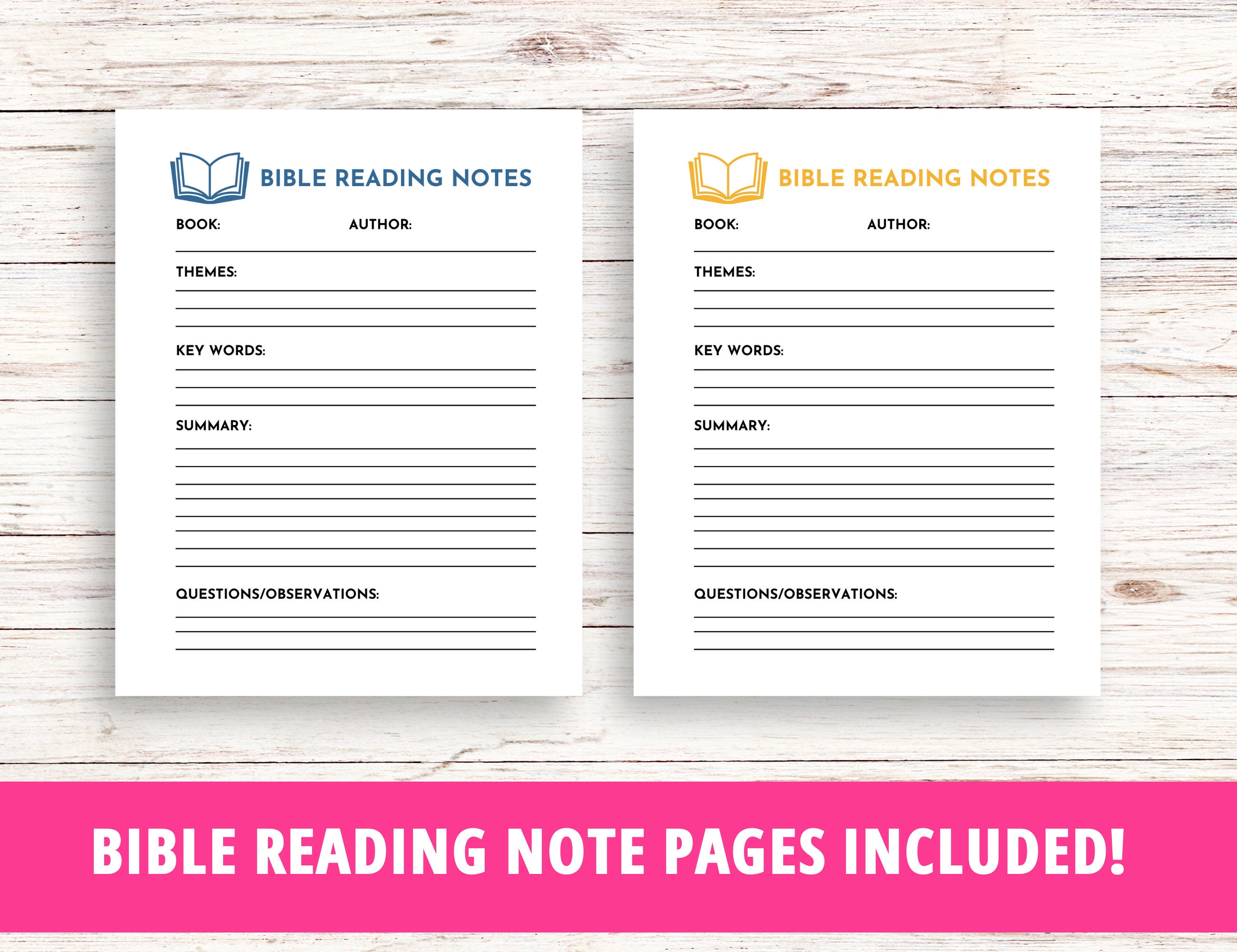 Bible Reading Checklist, Bible Reading Plan, Bible Reading Tracker ...