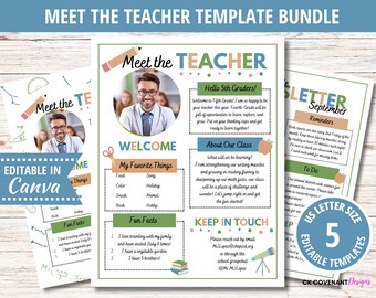 EDITABLE Meet the Teacher Template - Etsy