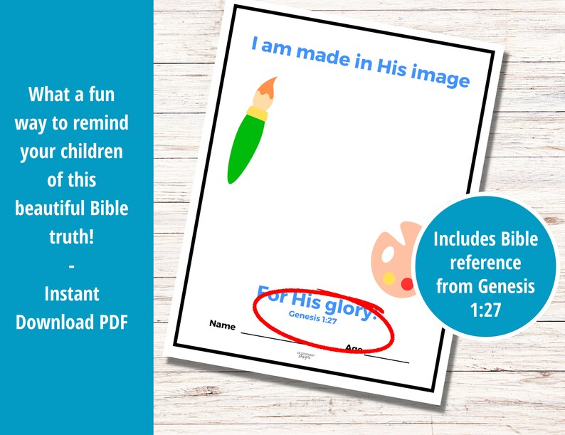 Bible Handprint Craft, Fingerprint Craft, Christian Bible Activity ...