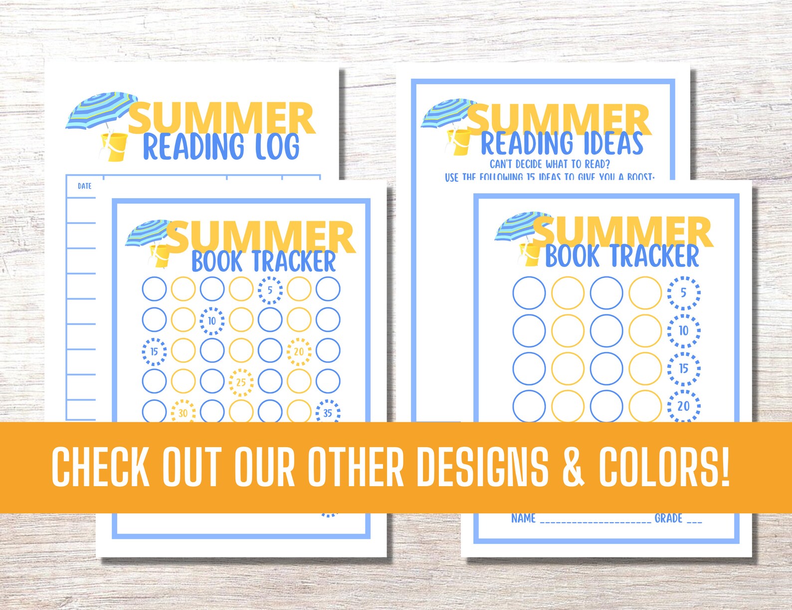 Summer Reading Chart for Kids, Summer Reading Tracker, Reading Chart ...