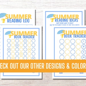 Summer Reading Chart for Kids, Summer Reading Tracker, Reading Chart ...