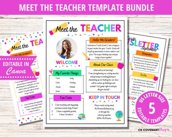 Meet the Teacher, Teacher Template, Editable Meet the Teacher Template ...
