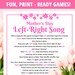 Mother’s Day Left Right Game, Left Right Poem, Family Reunion, Gift ...