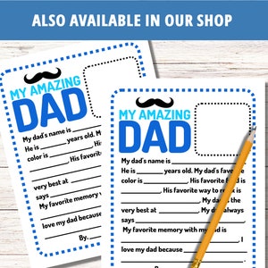 Printable Father's Day Game Bundle, Family Game Night, Printable Family ...