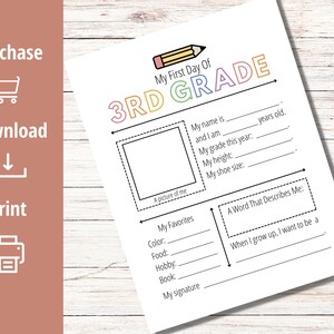 Boho Back to School Interview, First Day of Questionnaire, Homeschool ...