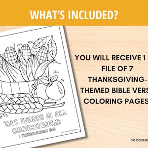 Thanksgiving Coloring Pages, Bible Verse Coloring Pages, Thanksgiving ...