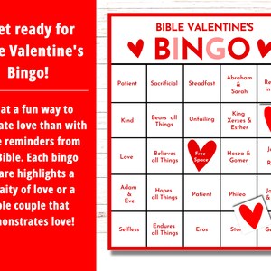 Bible Valentine's Bingo, Bible Bingo, Valentine's Day, Valentine's ...