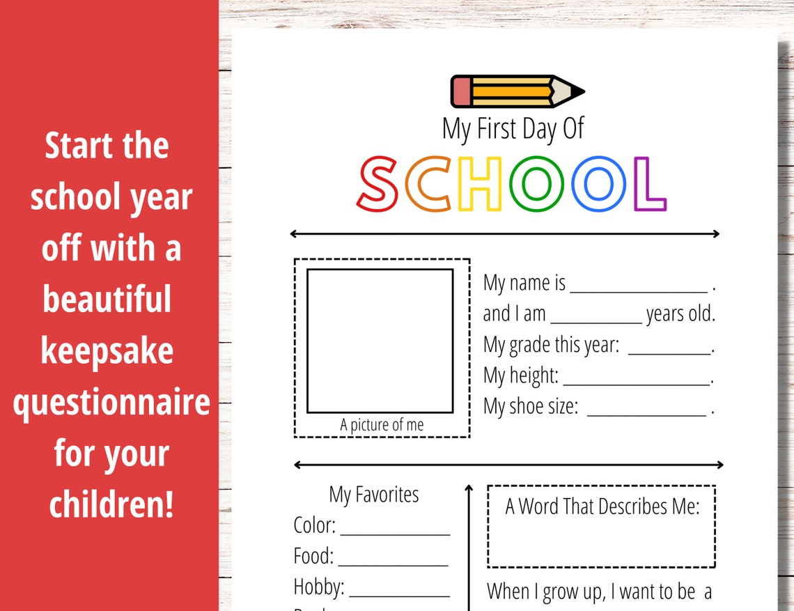 First Day of School, Last Day of School, Back to School, Homeschool ...