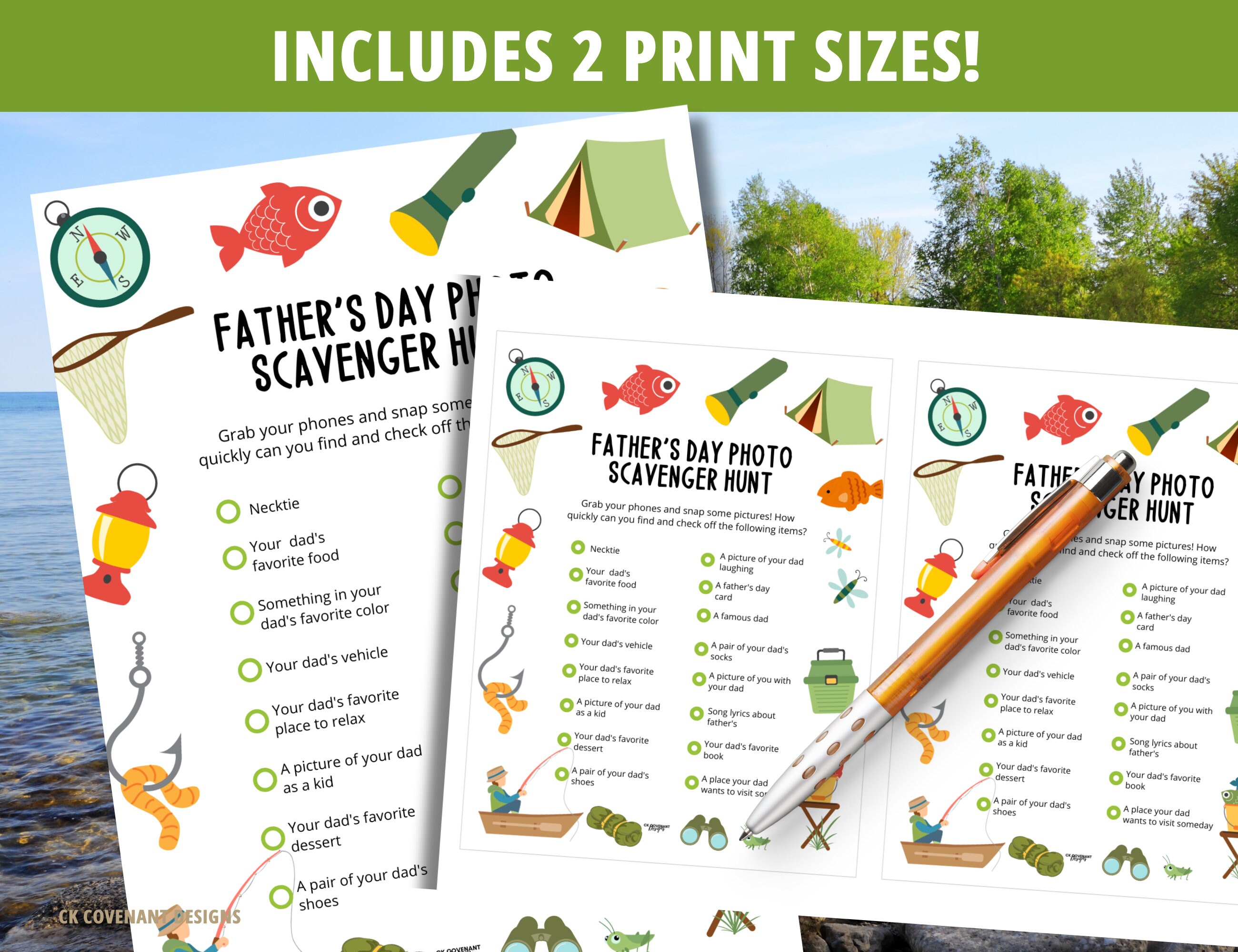 Fathers Day Game, Fathers Day Photo Scavenger Hunt, Father's Day Idea ...