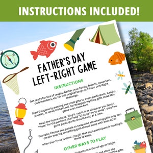 Left-right Game, Father’s Day Left-right Song, Father’s Day Party Games ...
