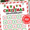 Printable Advent Calendar, Christmas Countdown Activity, Kids Do-a-dot ...