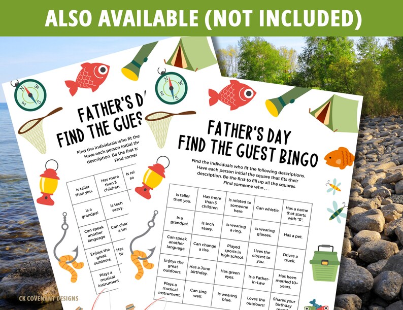 Fathers Day Game, Fathers Day Trivia Game, Party Games, Fathers Day ...