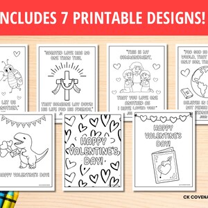 Valentine's Day Coloring Pages, Bible Verse Coloring Pages, Valentine's ...