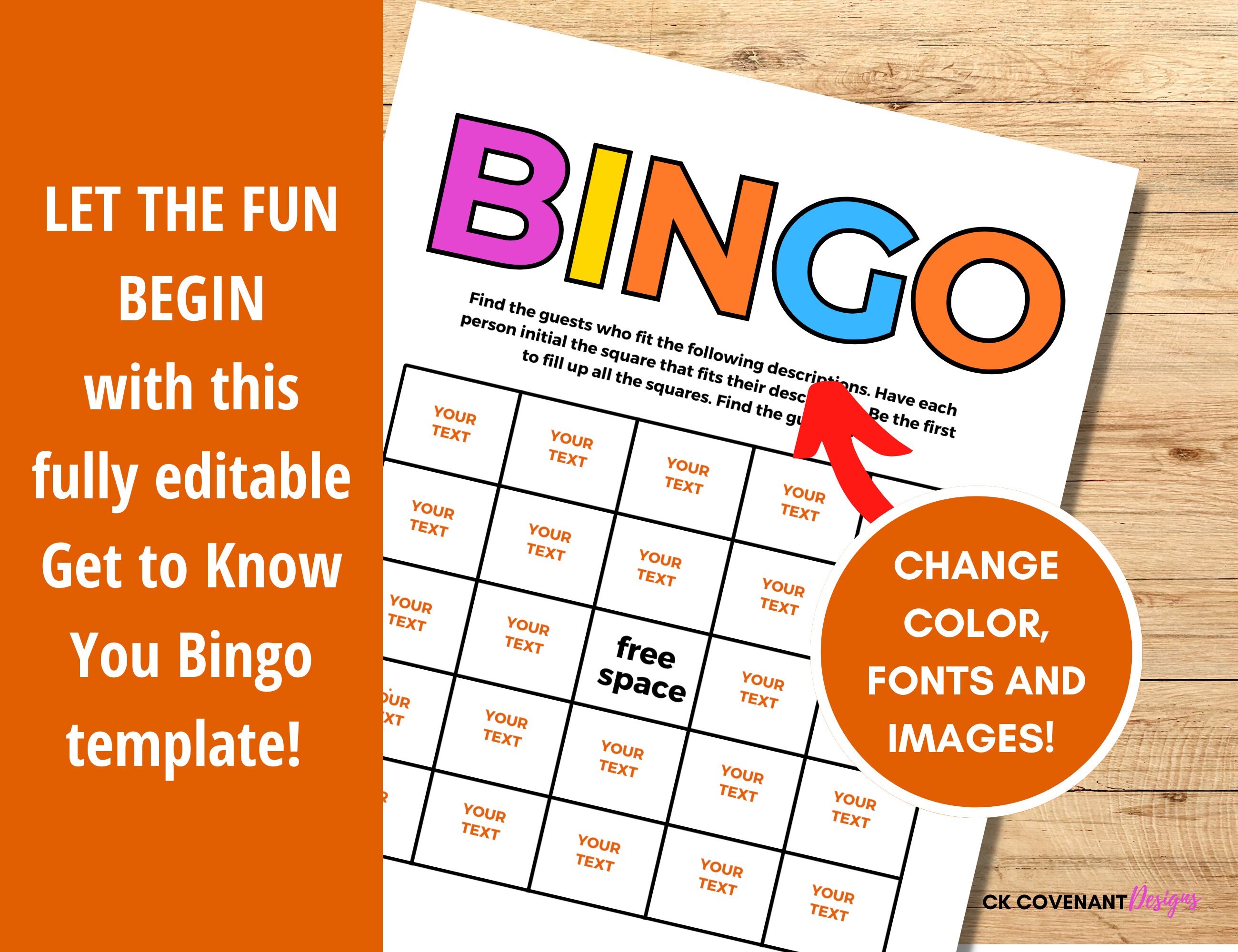 Get to Know You Bingo, Find Someone Who Bingo, Editable Printable Find ...